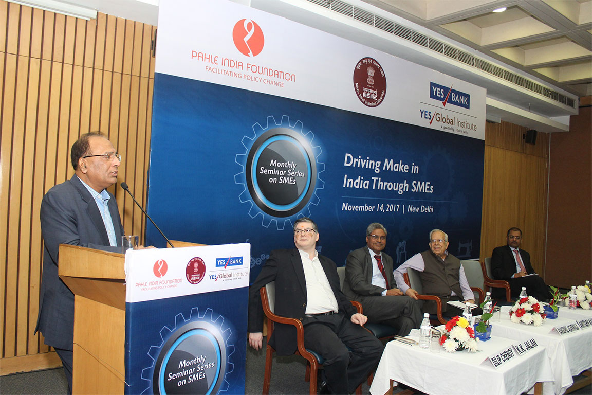 Driving Make in India Through SMEs , New Delhi – Pahlé India Foundation