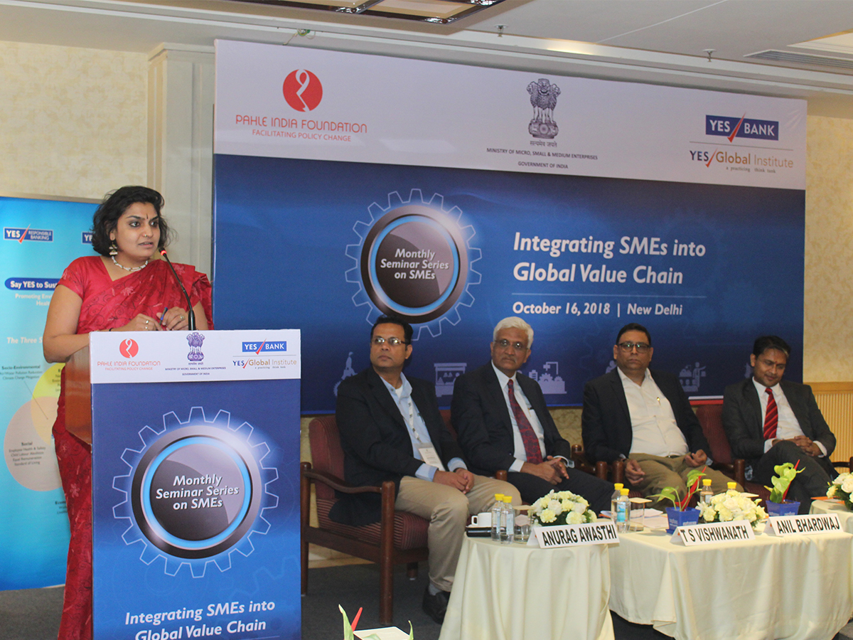 Integrating SMEs into Global Value Chain – Pahlé India Foundation