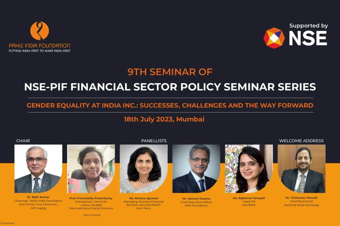 9th NSE-PIF seminar on Gender Equality at India Inc – Pahlé India ...